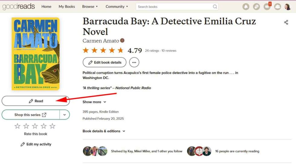 How to Add a Book to Goodreads Lists | Author Carmen Amato