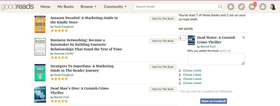 How to Add a Book to Goodreads Lists | Author Carmen Amato